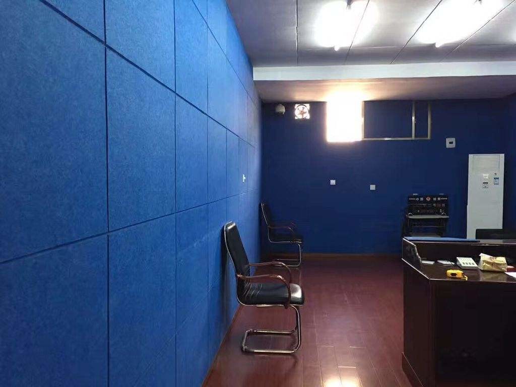 Bahan Kedap Suara Mengurangi Panel Akustik Serat Polyester / Panel ...